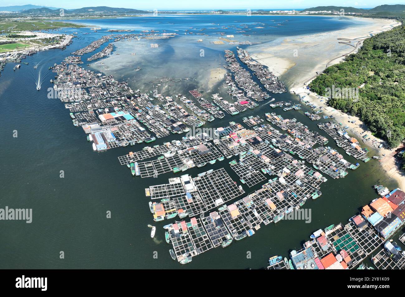 Aerial view of Tanka Village in Hainan, China Stock Photo - Alamy