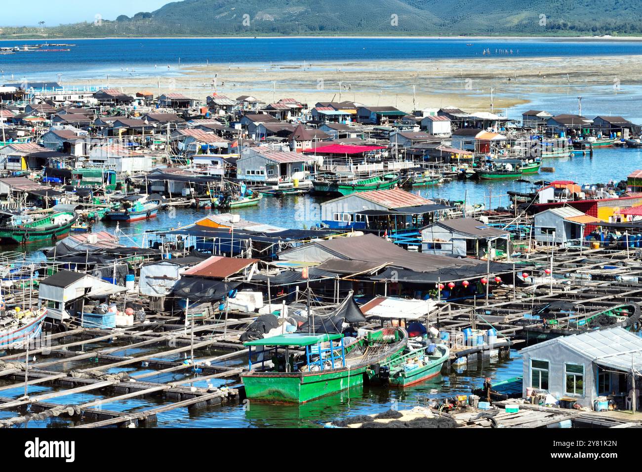 Aerial view of Tanka Village in Hainan, China Stock Photo - Alamy