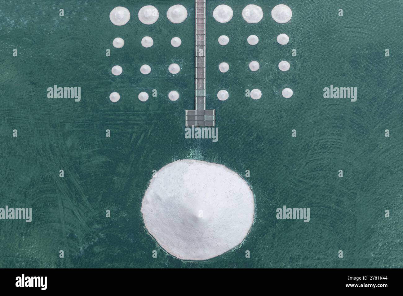 Salt field in Ledong, Hainan, China Stock Photo - Alamy