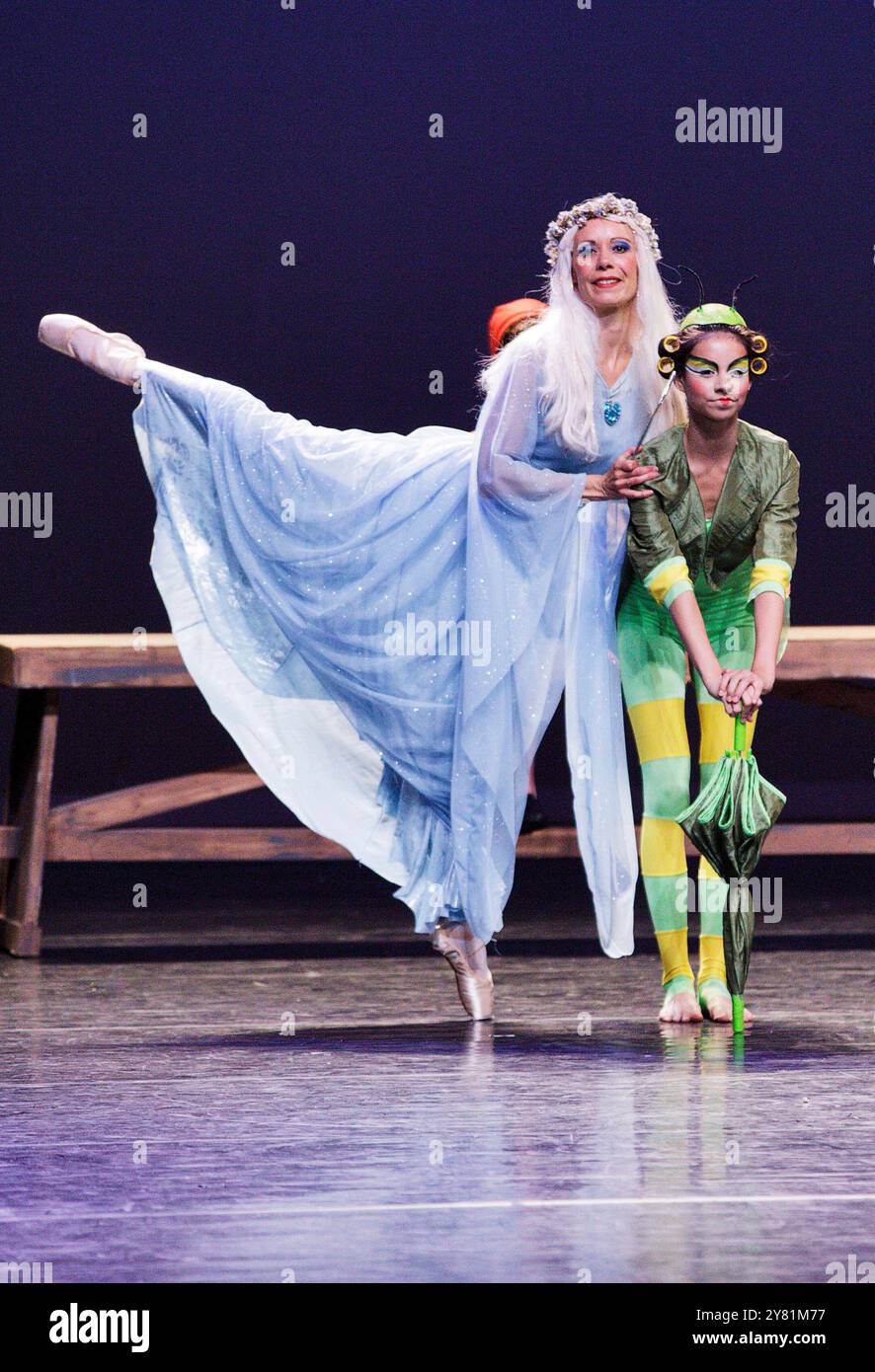 Performance of ballet show Pinocchio by students of ballet school ...
