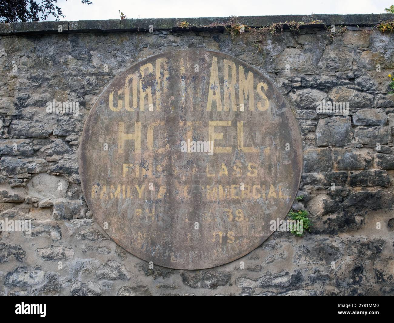 Elgin, Scotland, UK. August 4th, 2024: Ghost signs of old ...