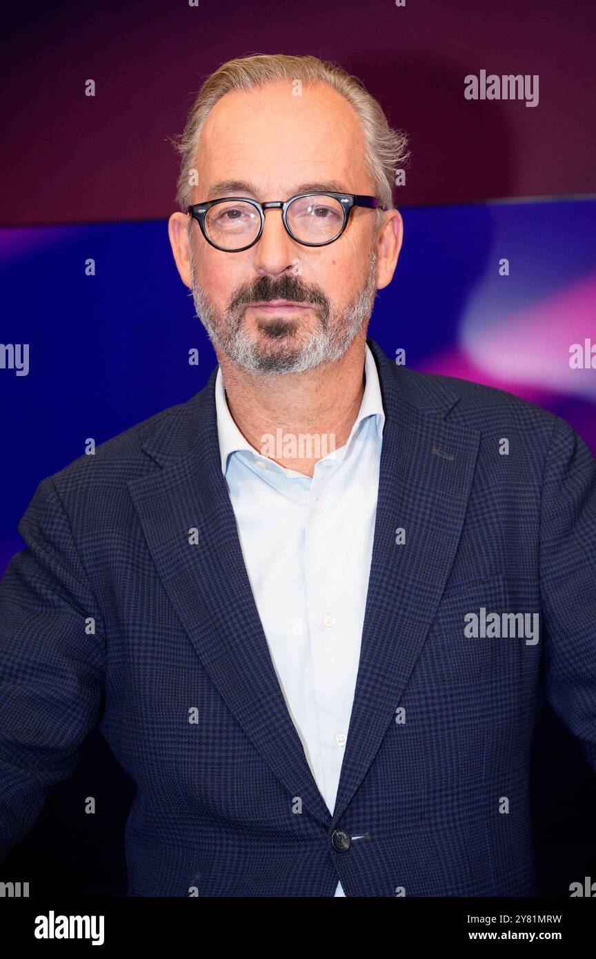 Jan Fleischhauer in der ARD-Talkshow maischberger im Studio Berlin ...