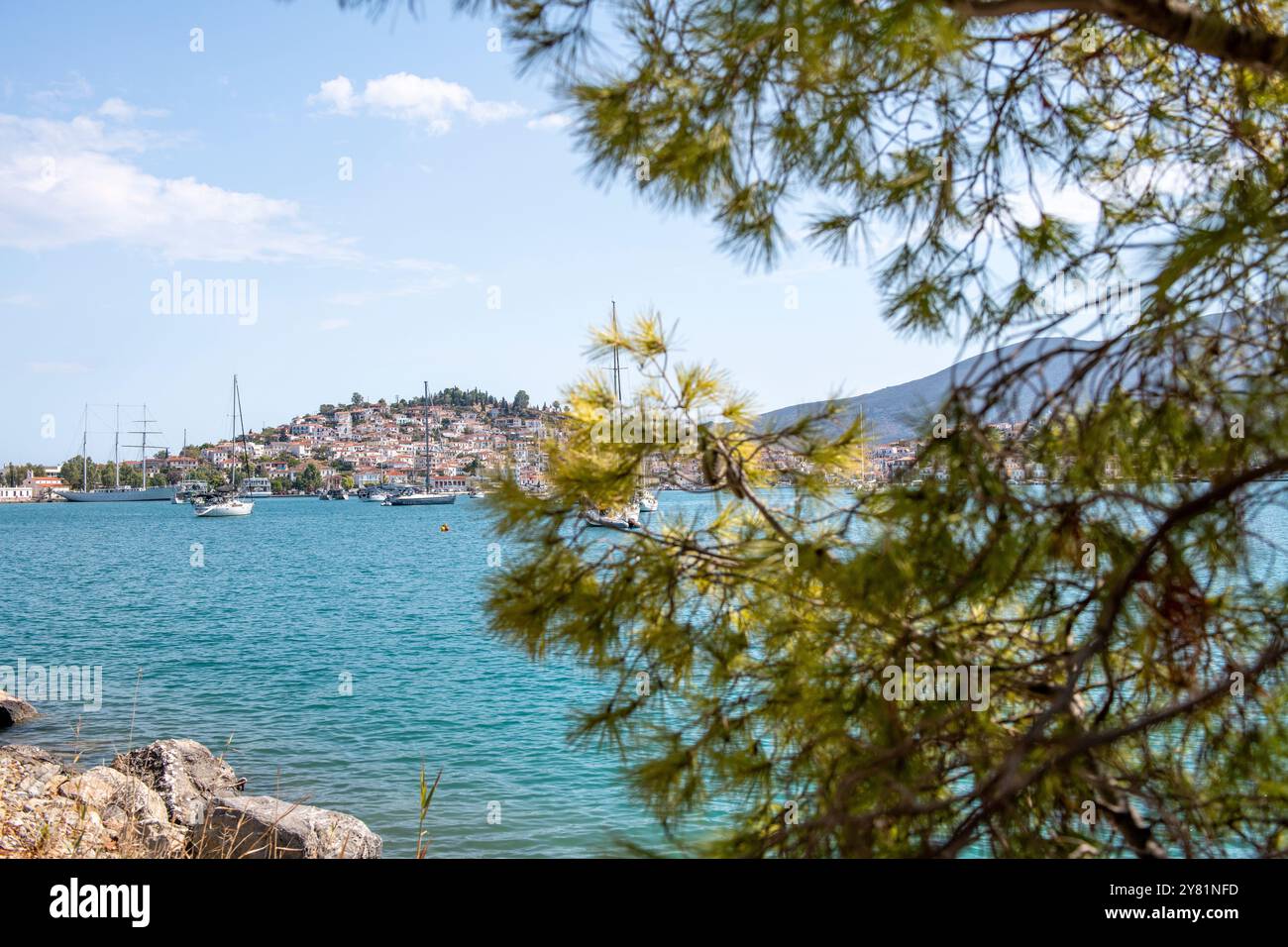 Beautiful views of the village and boats in the bay from walking around ...