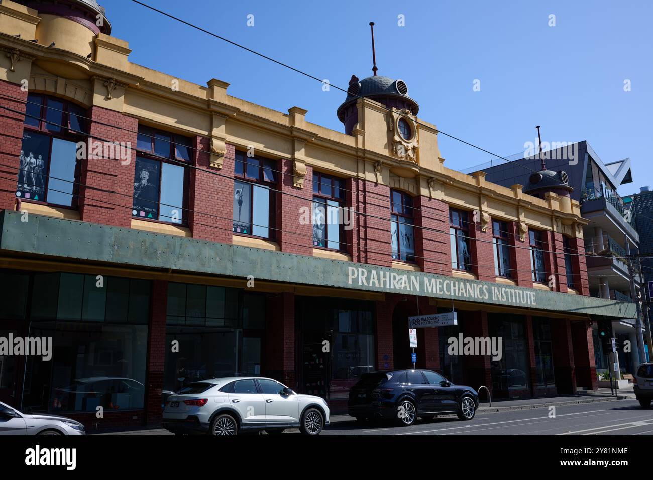 Exterior of old Prahran Mechanics Institute building on High St, home ...