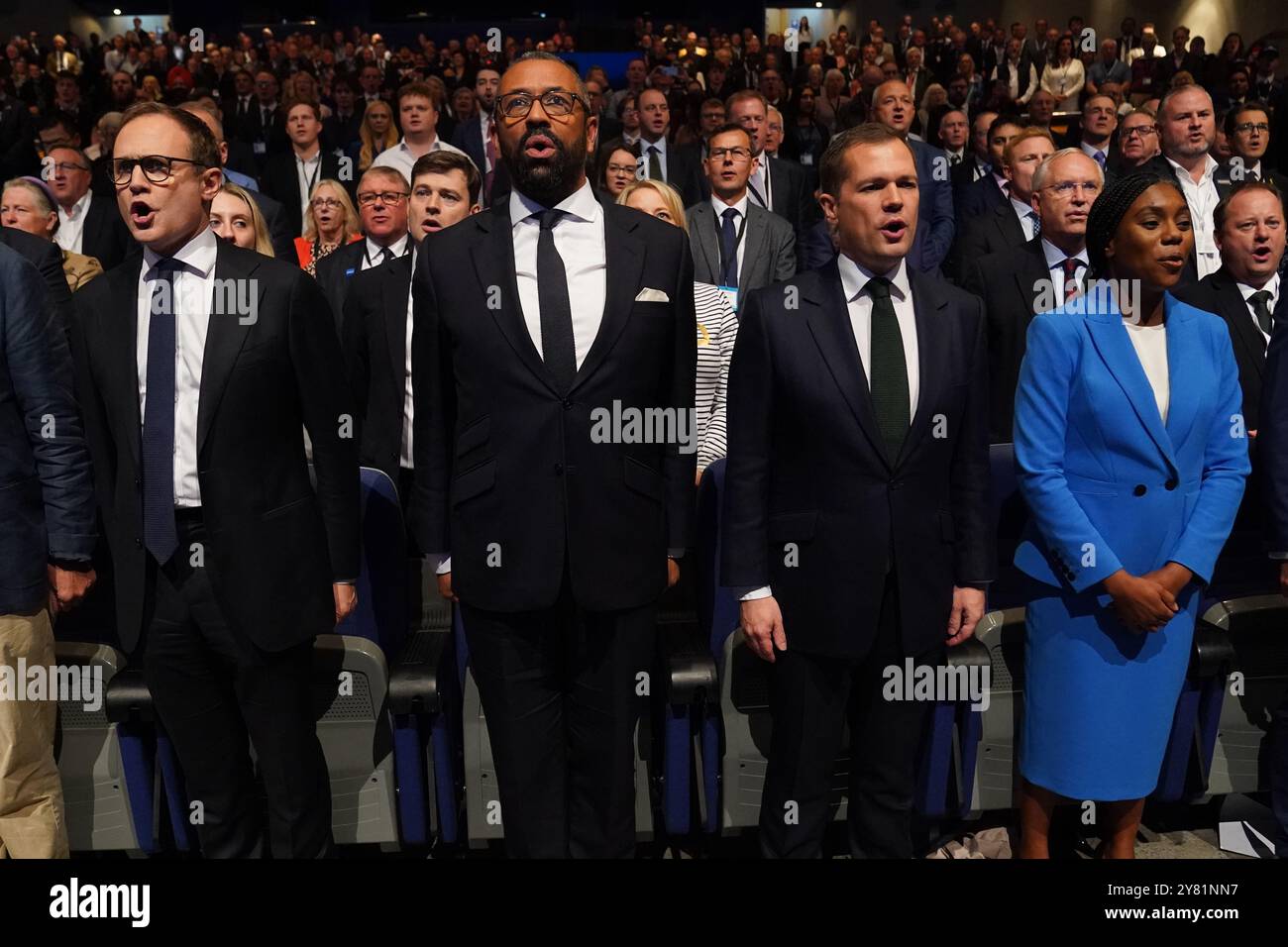 (left to right) Tory leadership candidates Tom Tugendhat, James ...