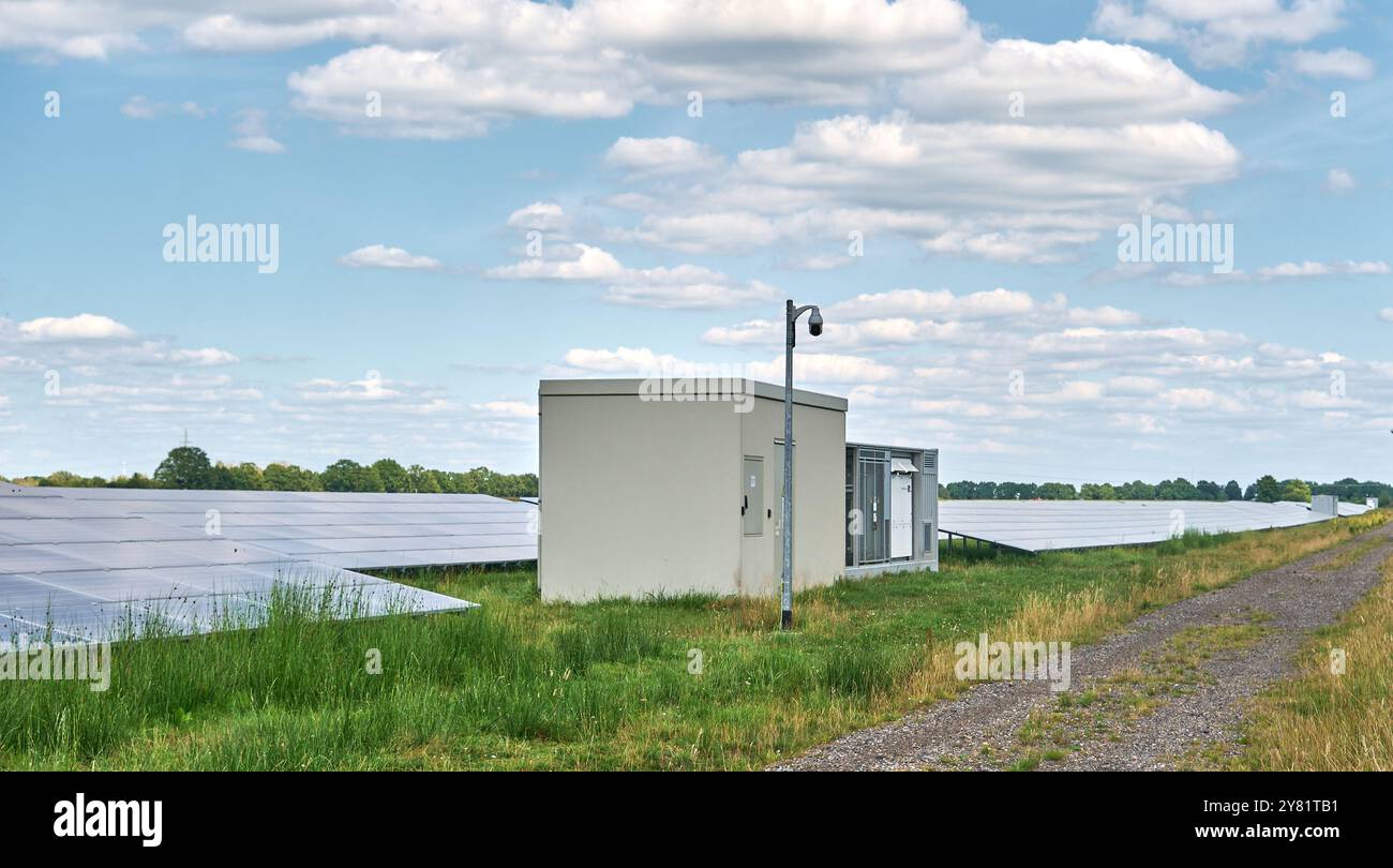 Long rows photovoltaic panels hi-res stock photography and images - Alamy
