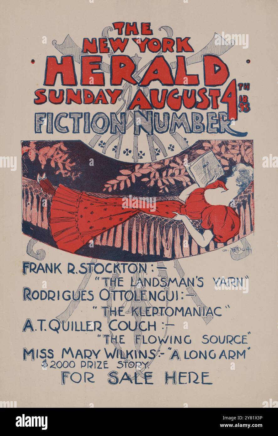 The New York Sunday Herald, August 4th 1895, fiction number - Woodbury ...