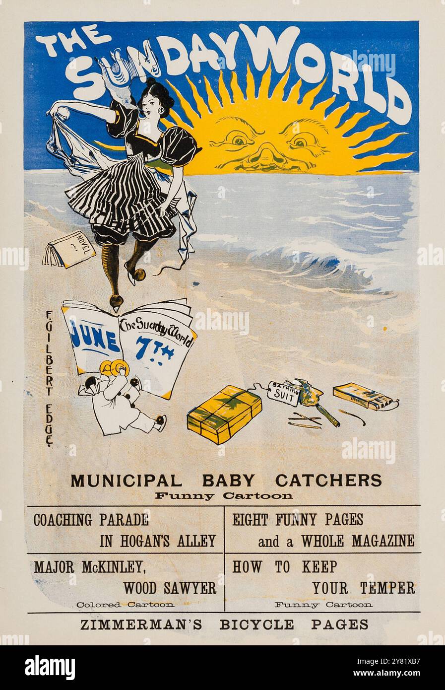 The Sunday World Advertising Flyers (New York World, 1895-1896 ...