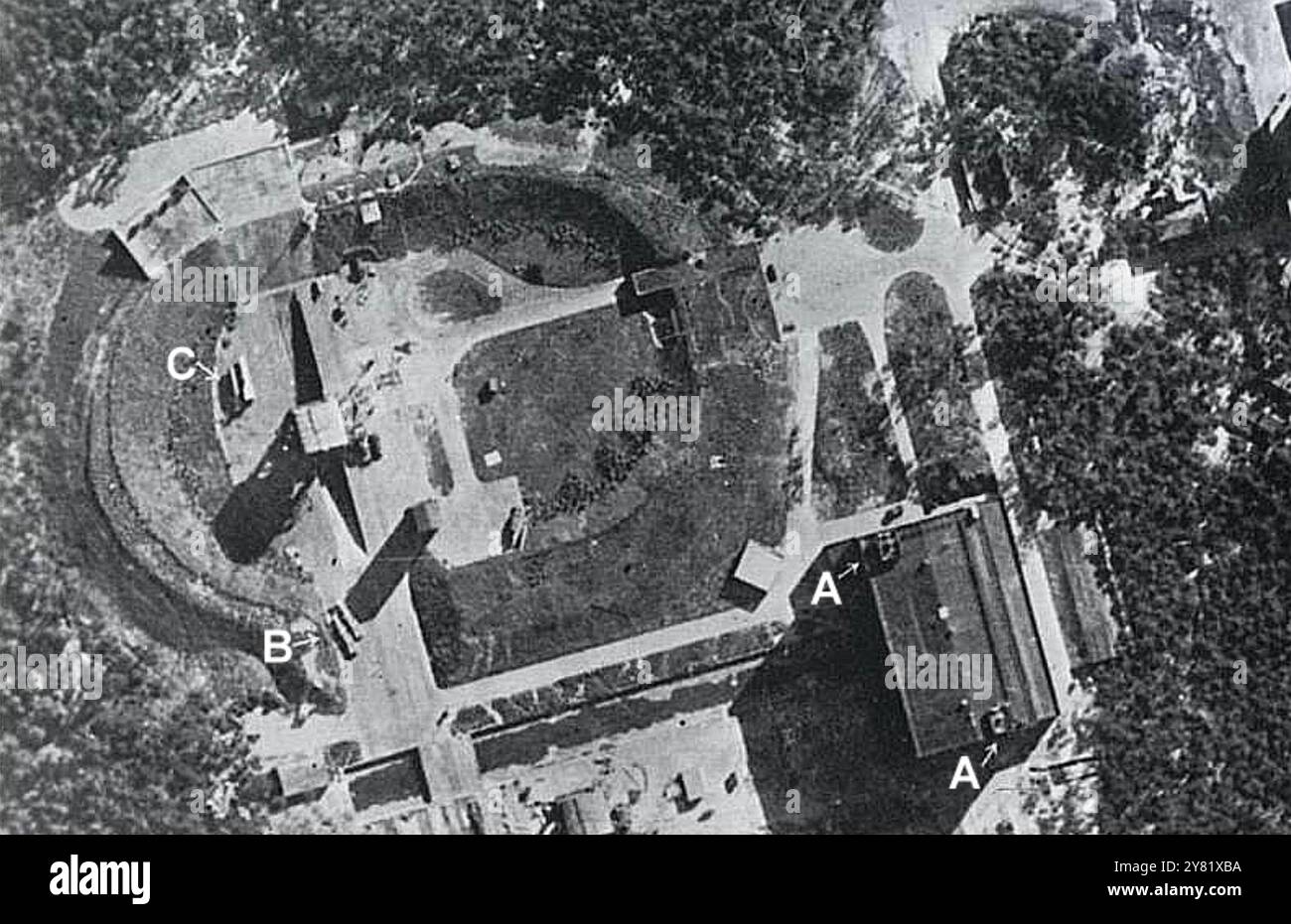 PEENEMÜNDE Aerial reconnaissance photo by RAF Flight Sergeant E.P.H ...