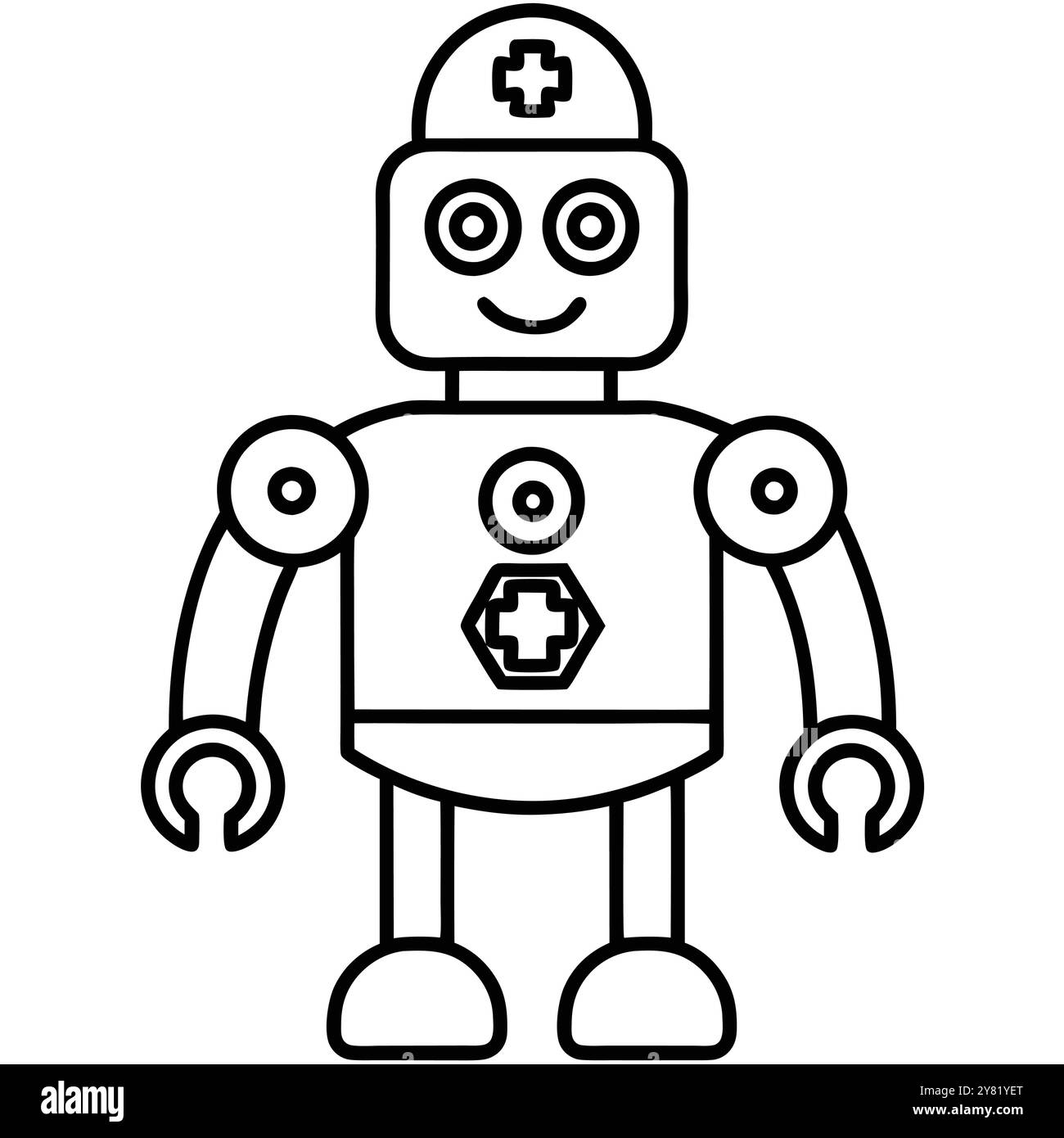 Robot cap Black and White Stock Photos & Images - Alamy