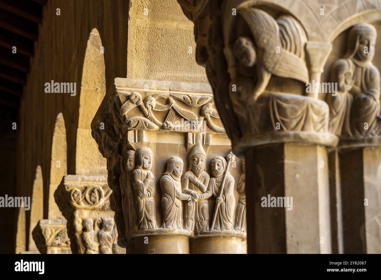 San Pedro el Viejo Monastery, Huesca, Aragon community, Spain Stock ...