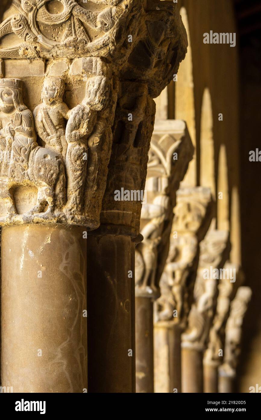 San Pedro el Viejo Monastery, Huesca, Aragon community, Spain Stock ...