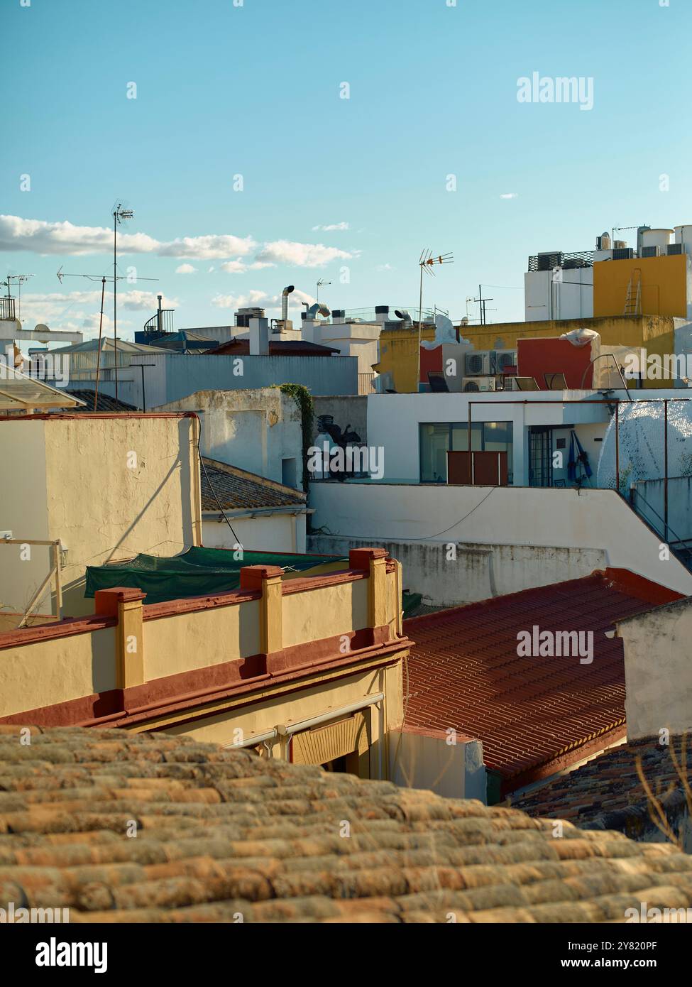 Rooftop view various buildings hi-res stock photography and images - Alamy