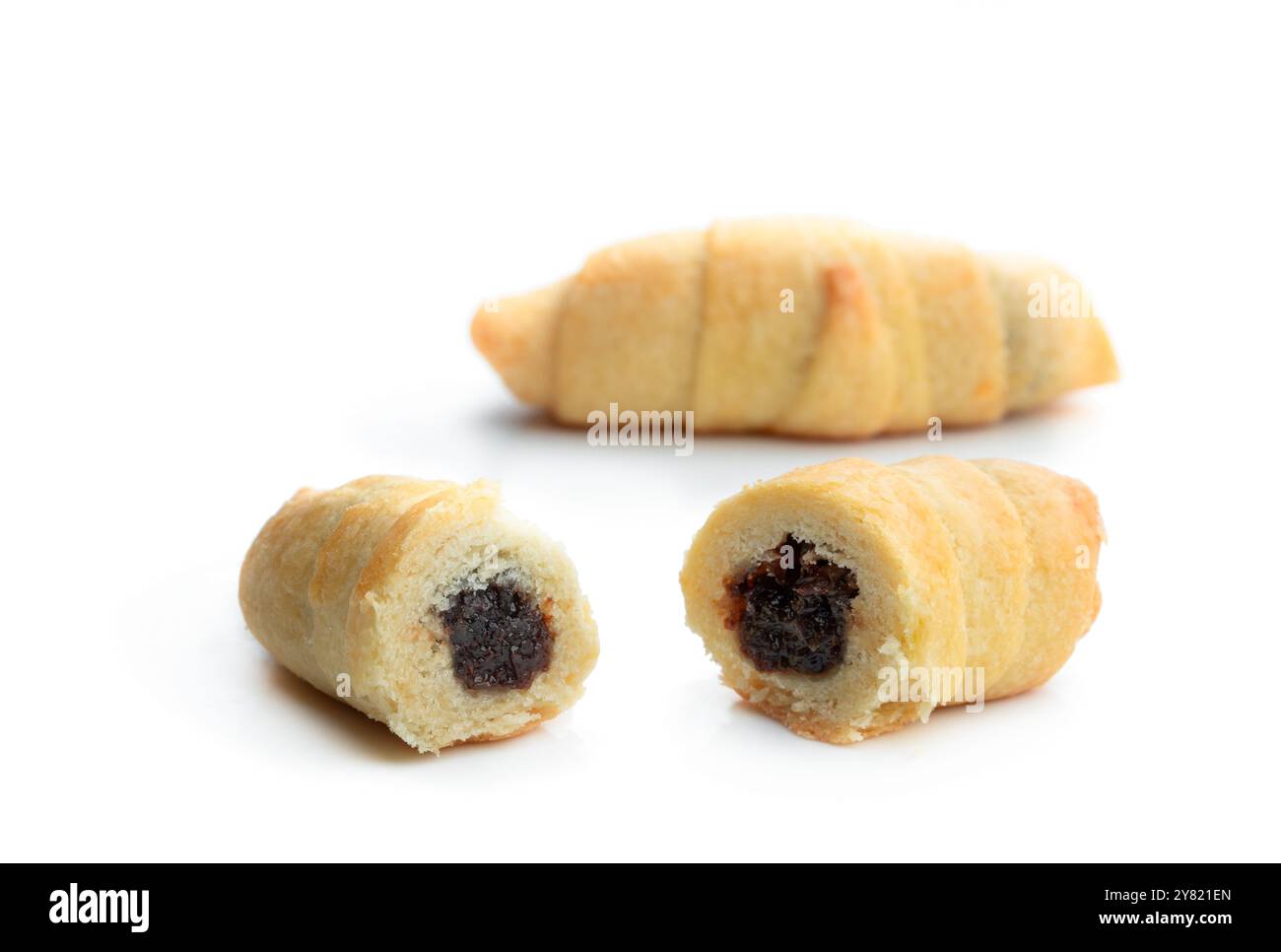 Mutaki oriental cookies isolated on white Stock Photo - Alamy