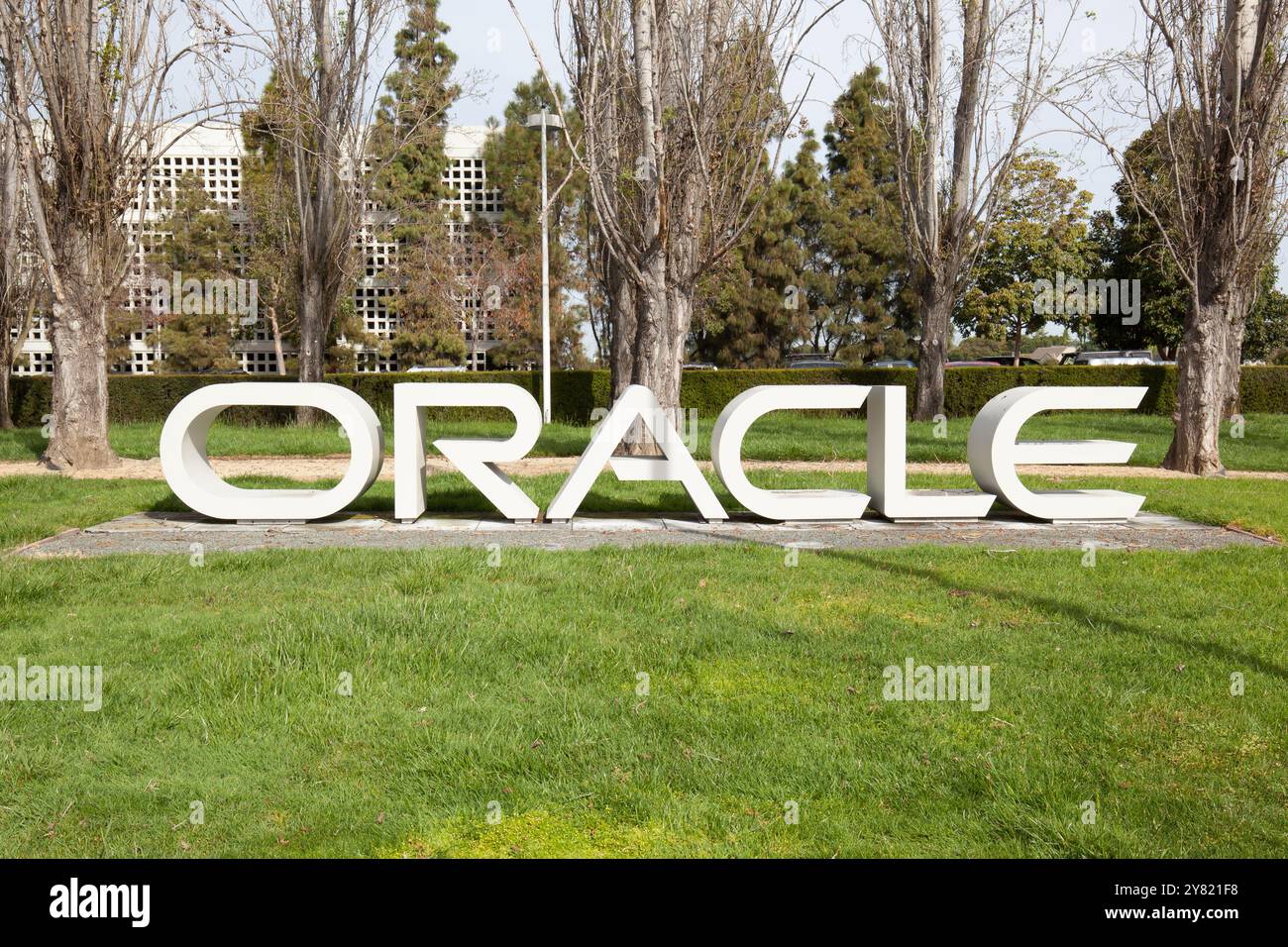 Oracle sign at Oracle 's headquarters in Silicon Valley Stock Photo - Alamy