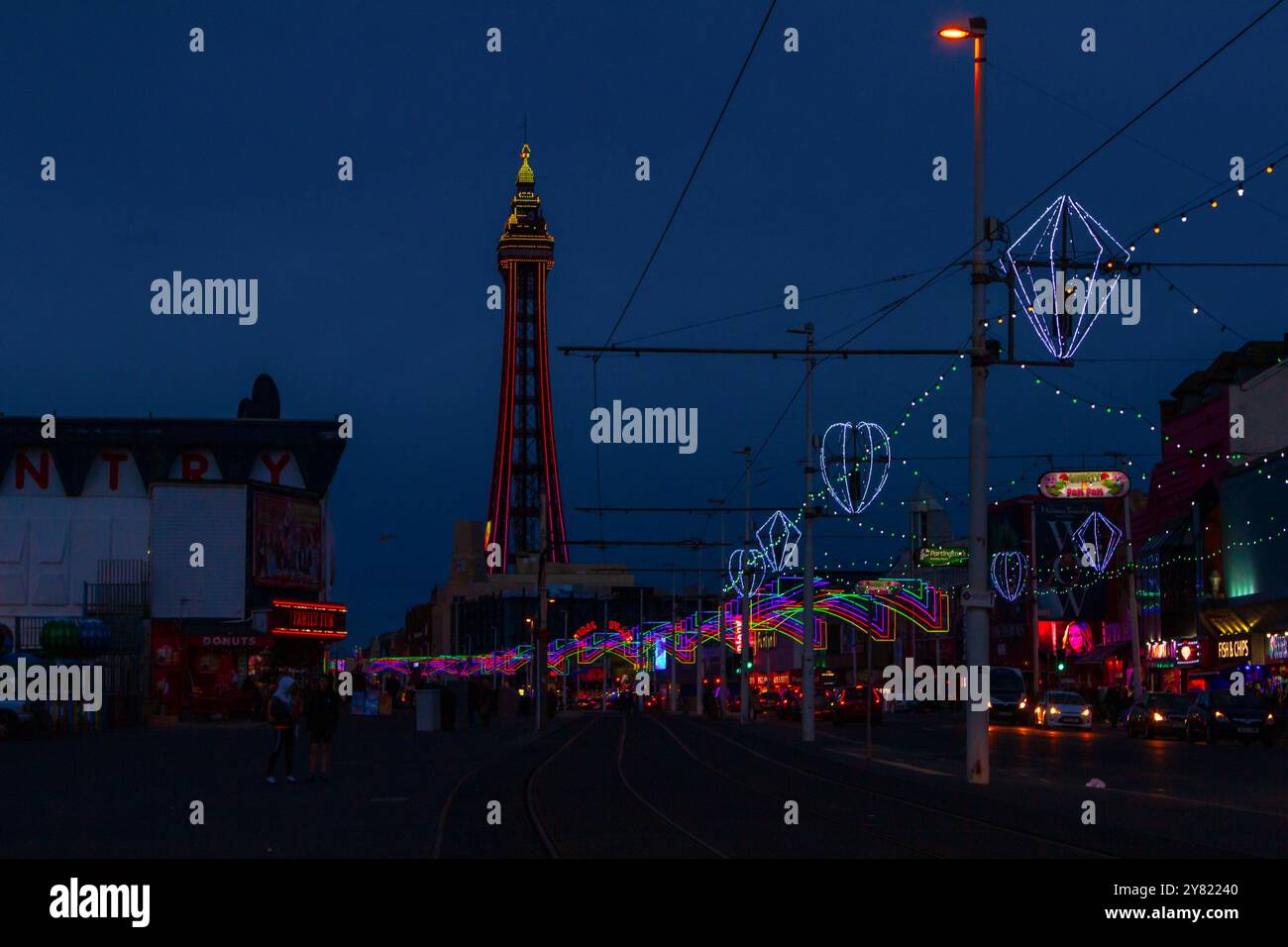 As the vibrant lights of Blackpool Illuminations twinkle against the ...