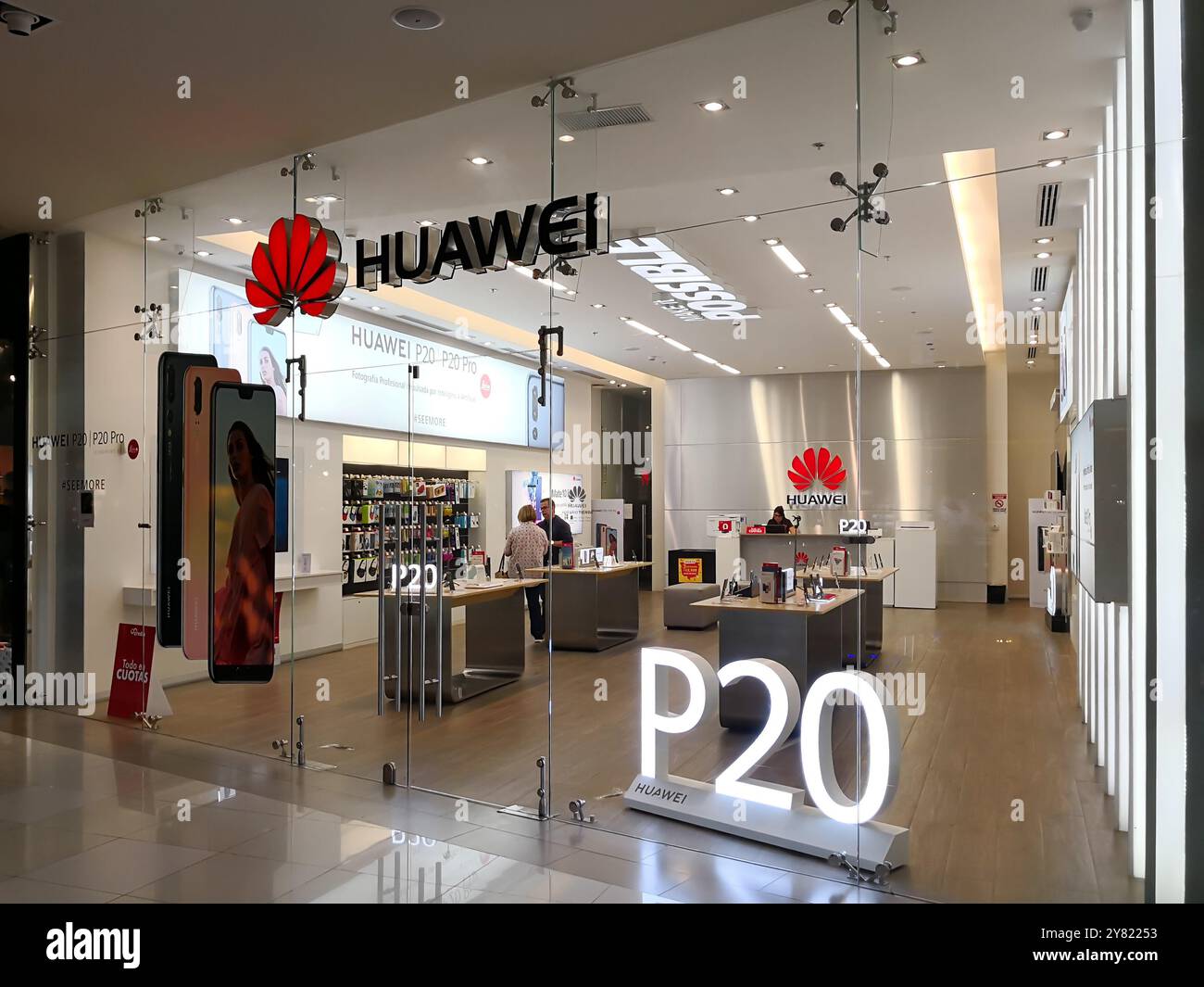 Huawei store at City Mall in Alajuela near San Jose, Costa Rica Stock ...