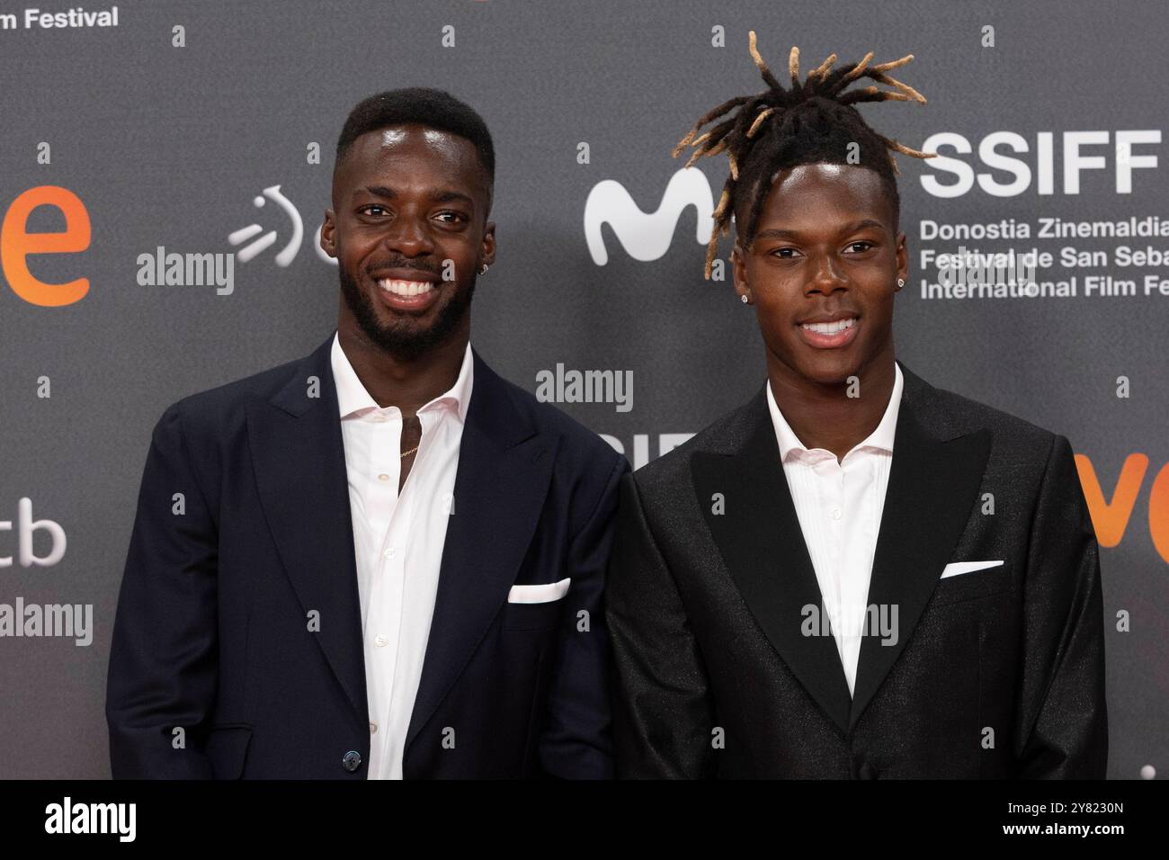 Iñaki Williams and Nico Williams attend the Opening Ceremony of ...