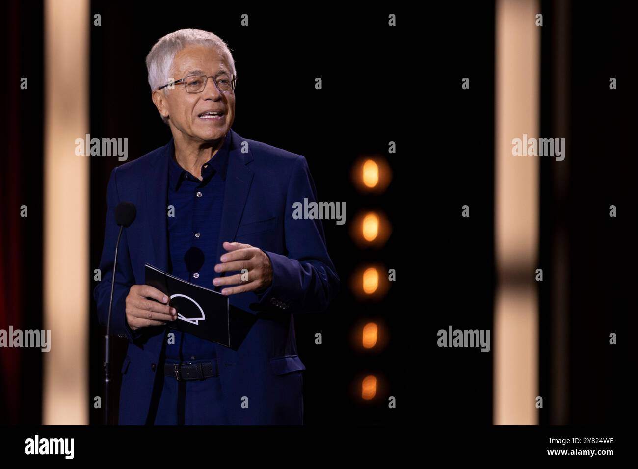 Juan Carlos Corazza receives the Donosti Award during the 72nd San ...