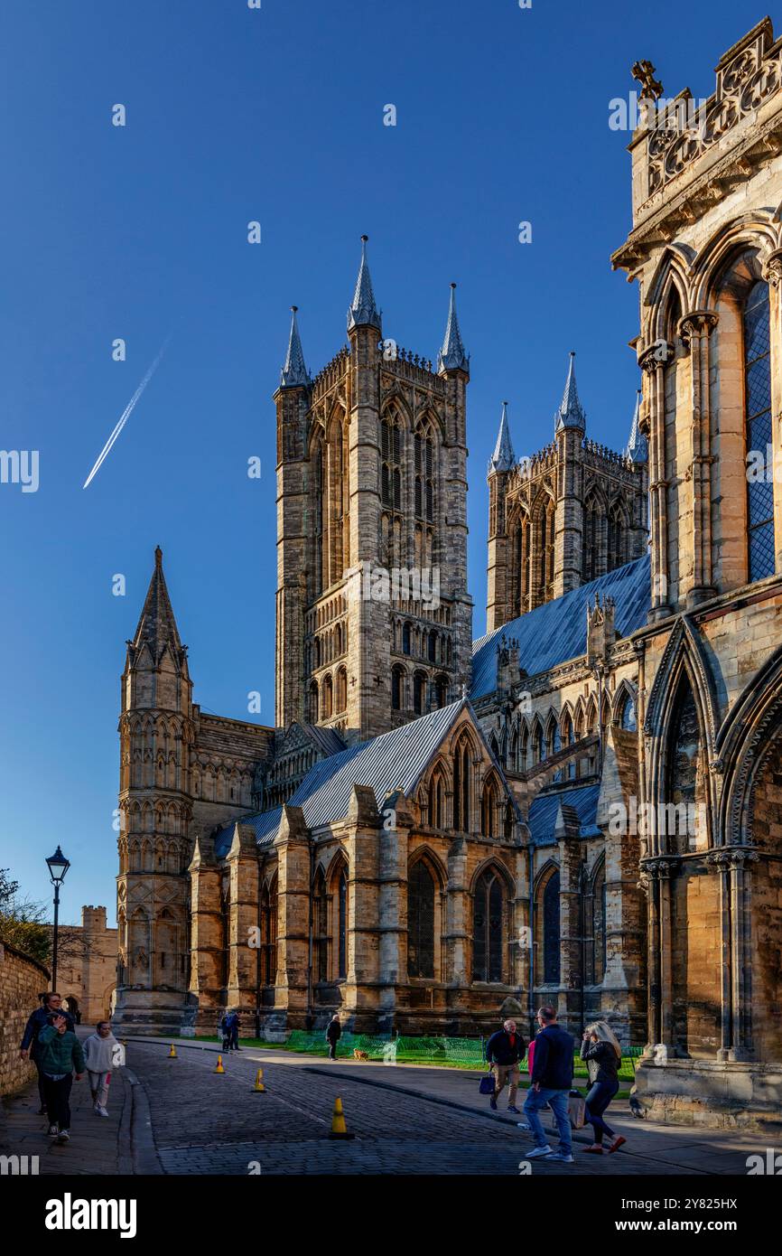 Lincoln, a city in the East Midlands, known for the medieval Lincoln ...