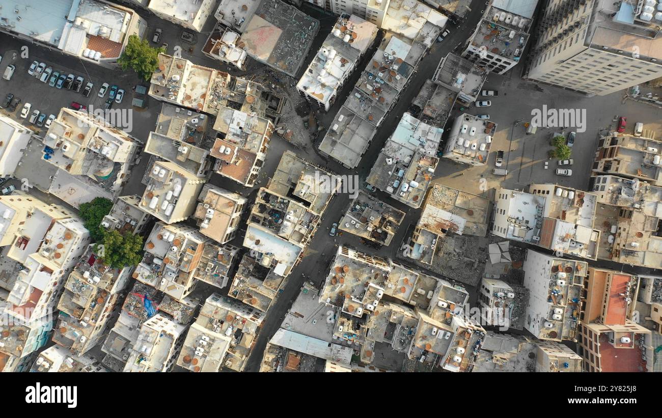 Aerial view of old houses with wooden mashrabiyas in al-Balad quarter ...
