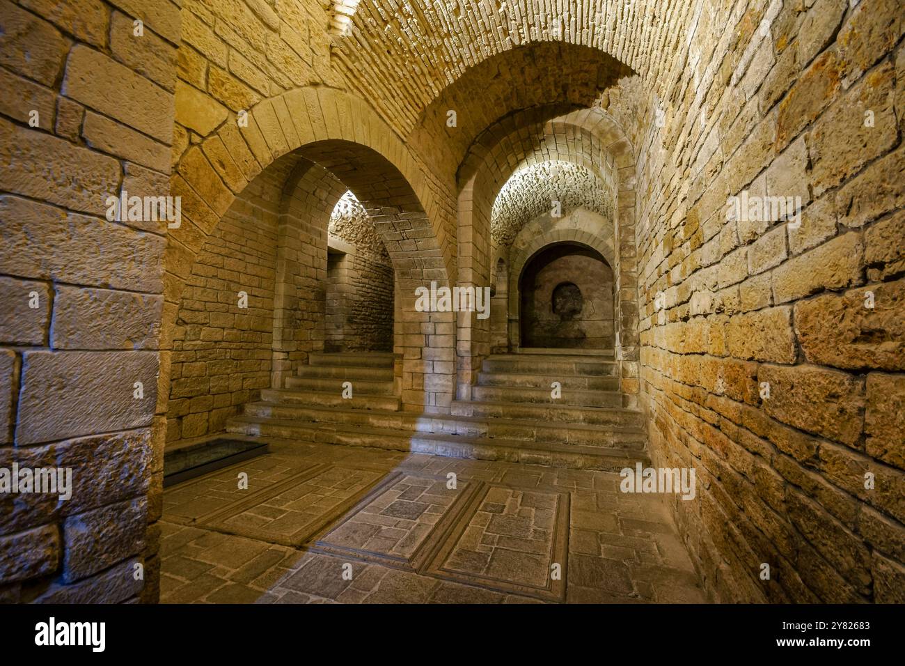 Monastery of San Juan de la Peña, Mozarabic church (s.X) . Serrablo ...