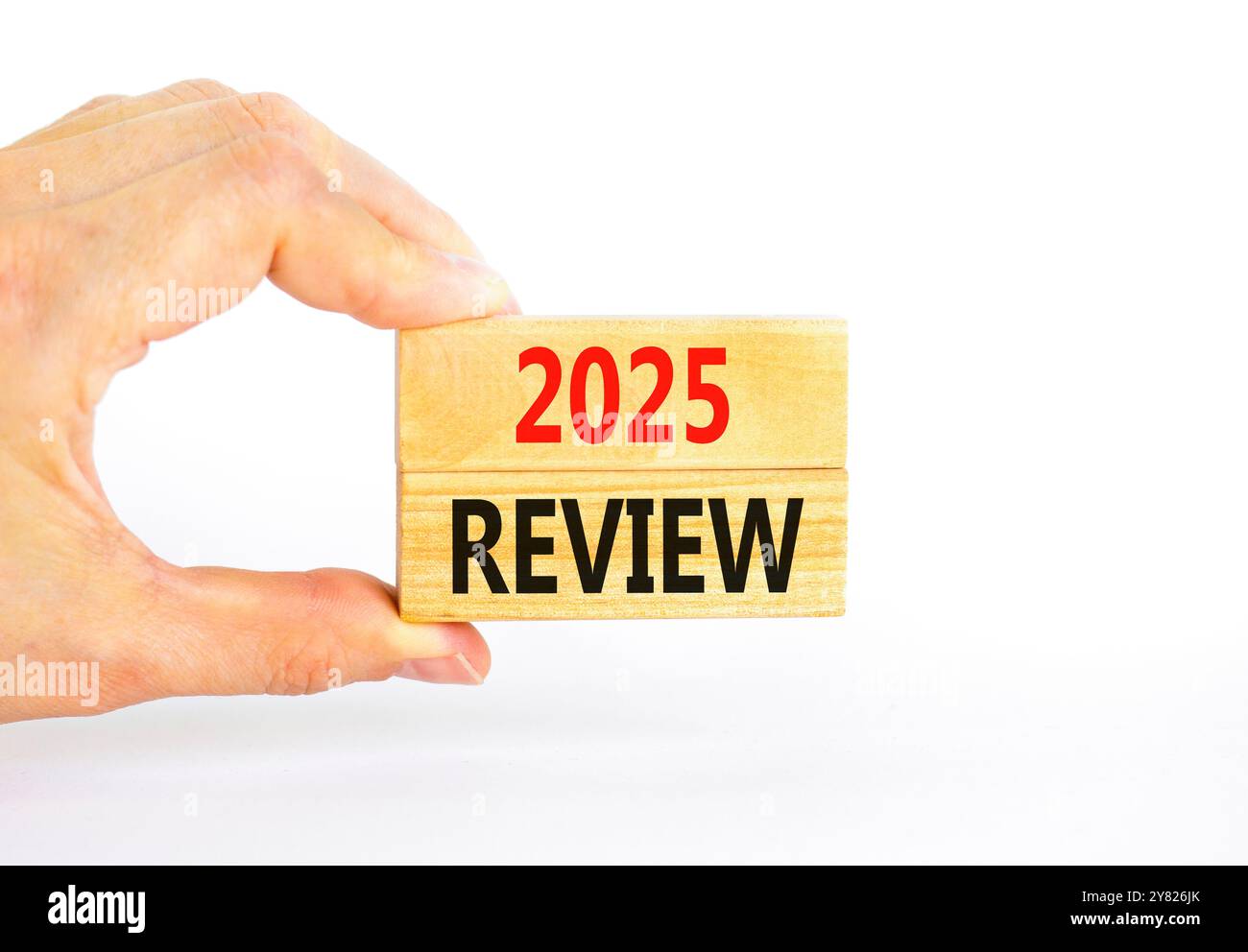 Planning 2025 review new year symbol. Concept words 2025 Review on ...