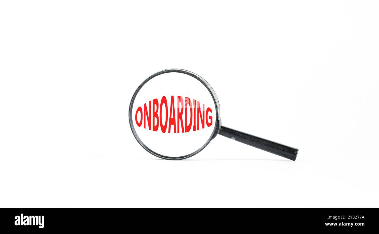 Onboarding success symbol. Concept word Onboarding in beautiful ...