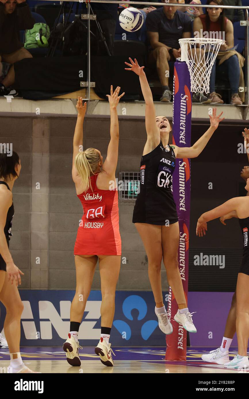 2nd October 2024: Wellington, New Zealand: Silver Ferns Kelly Jackson ...