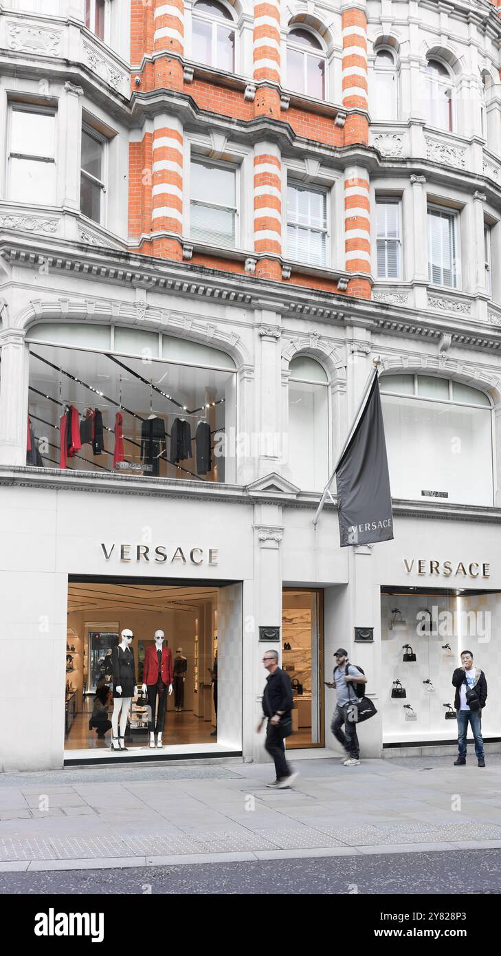 Versace, New Bond Street, Mayfair, London, England Stock Photo - Alamy