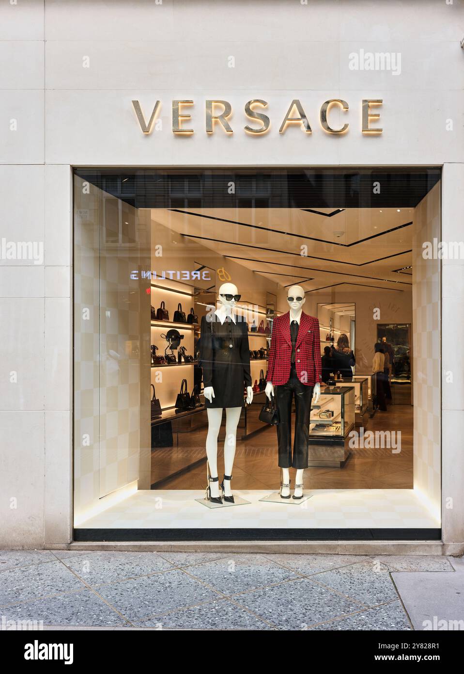 Versace, New Bond Street, Mayfair, London, England Stock Photo - Alamy