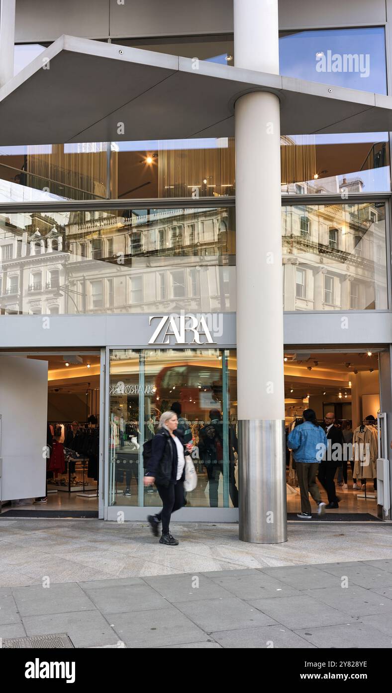 Zara, corner of New Bond Street and Oxford Street, Mayfair, London ...