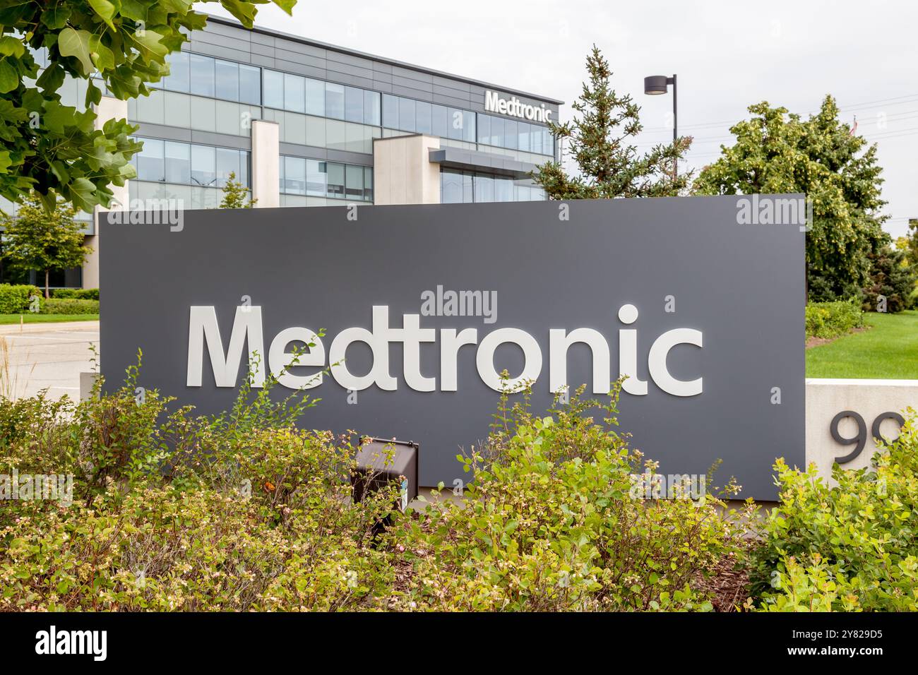 Medtronic at Canada Headquarters in Brampton, Ontario, Canada Stock ...