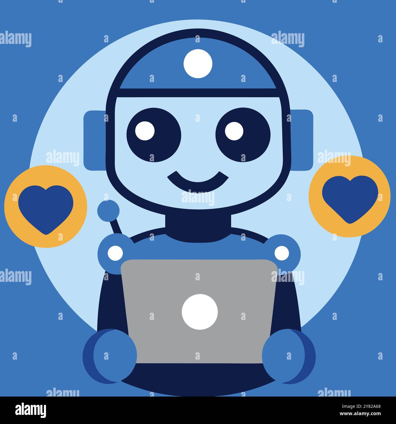 Projects icon blue internet Stock Vector Images - Alamy