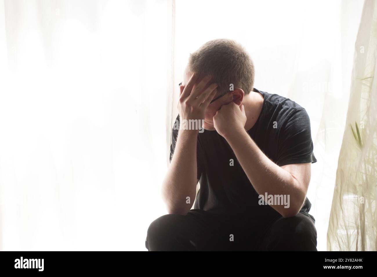a human with thoughtful expression in the world a human are mostly full ...