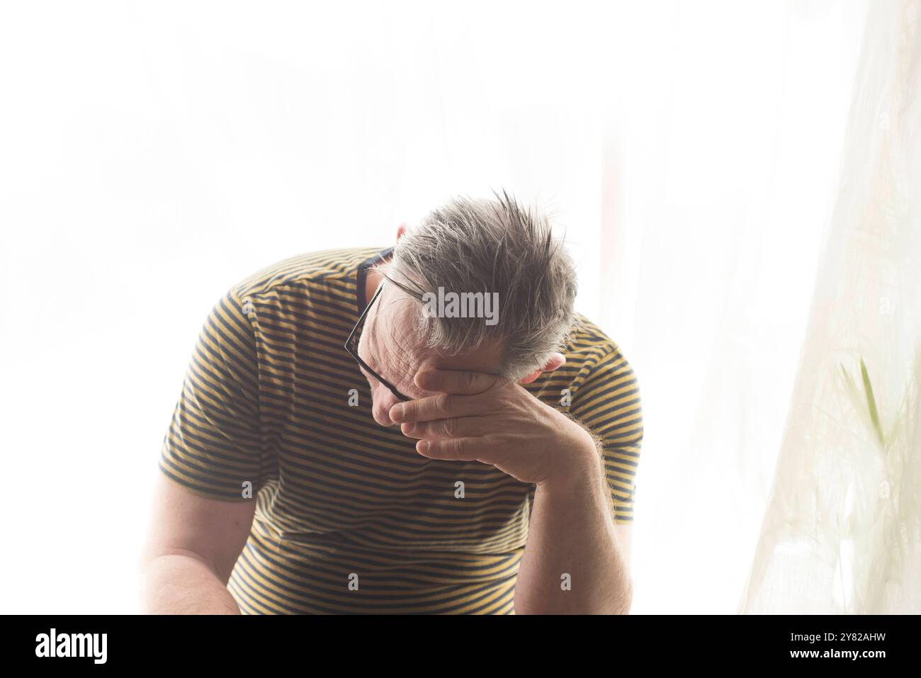 a human with thoughtful expression in the world a human are mostly full ...