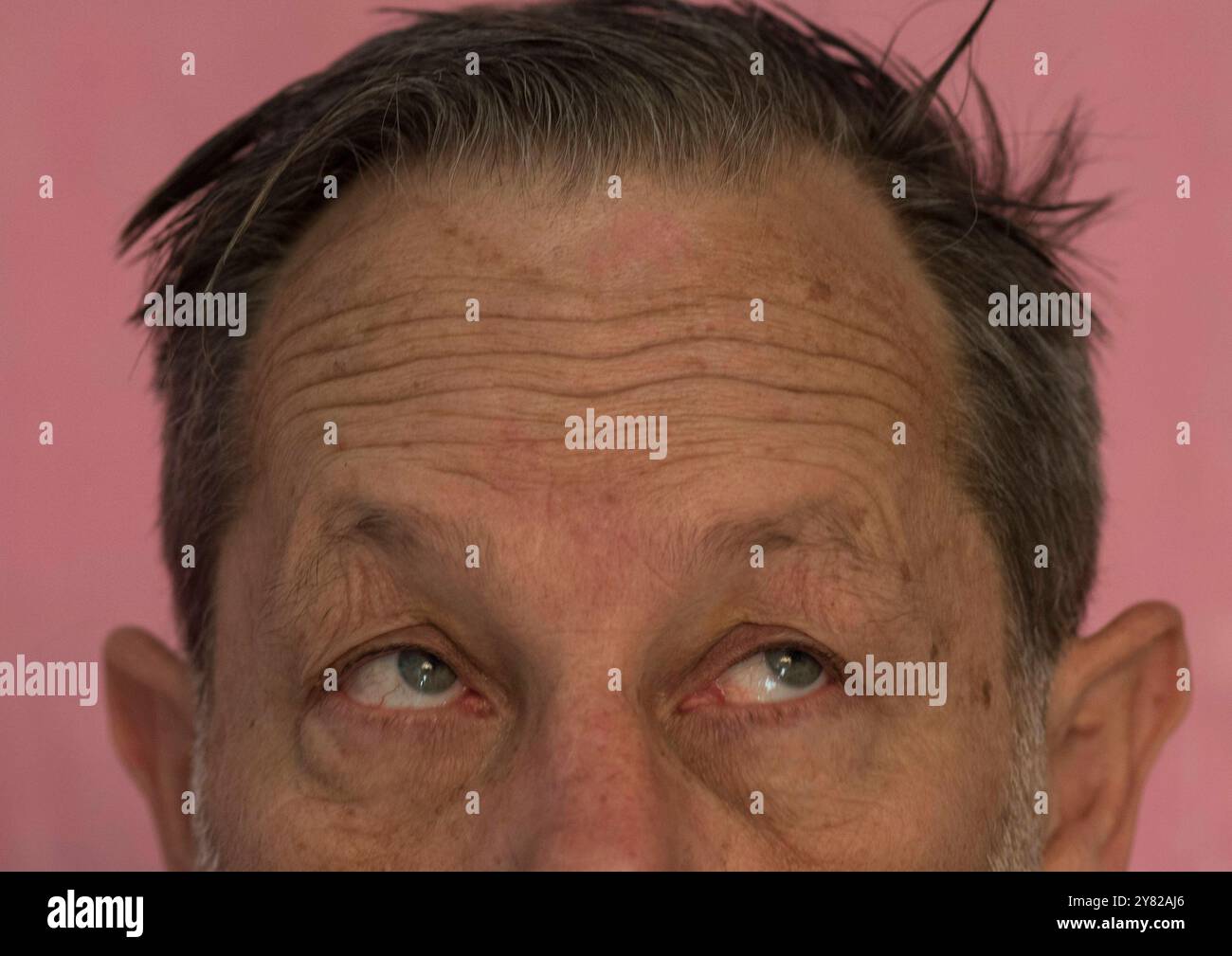 a human with thoughtful expression in the world a human are mostly full ...