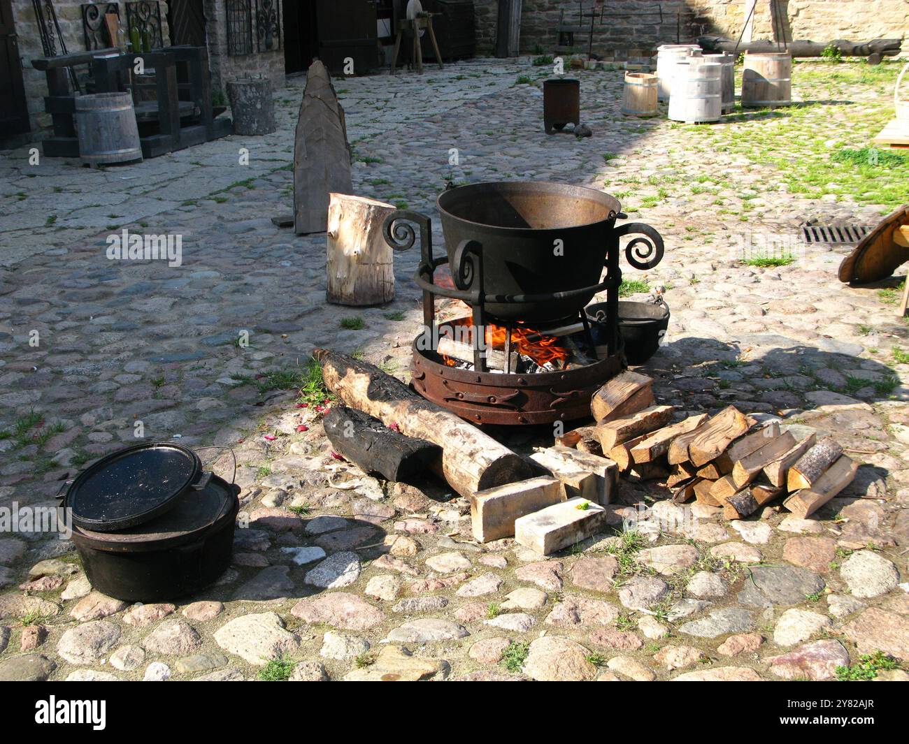 The castle in Narva city, Estonia Stock Photo - Alamy