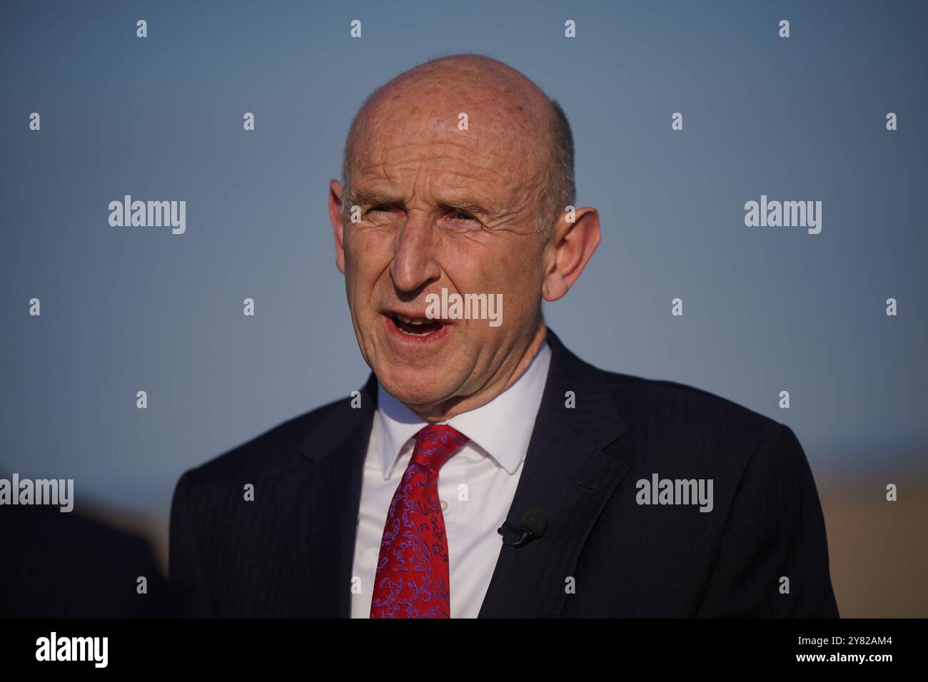 Defence Secretary John Healey visits RAF Akrotiri, during a visit to ...