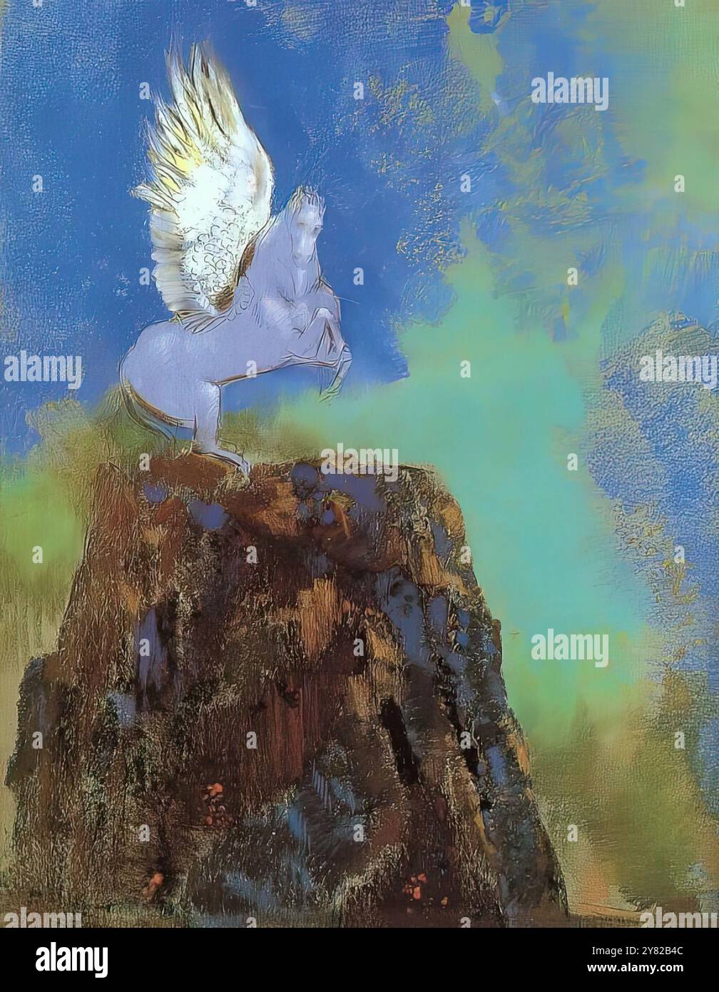 Odilon Redon - Pegasus Stock Photo - Alamy