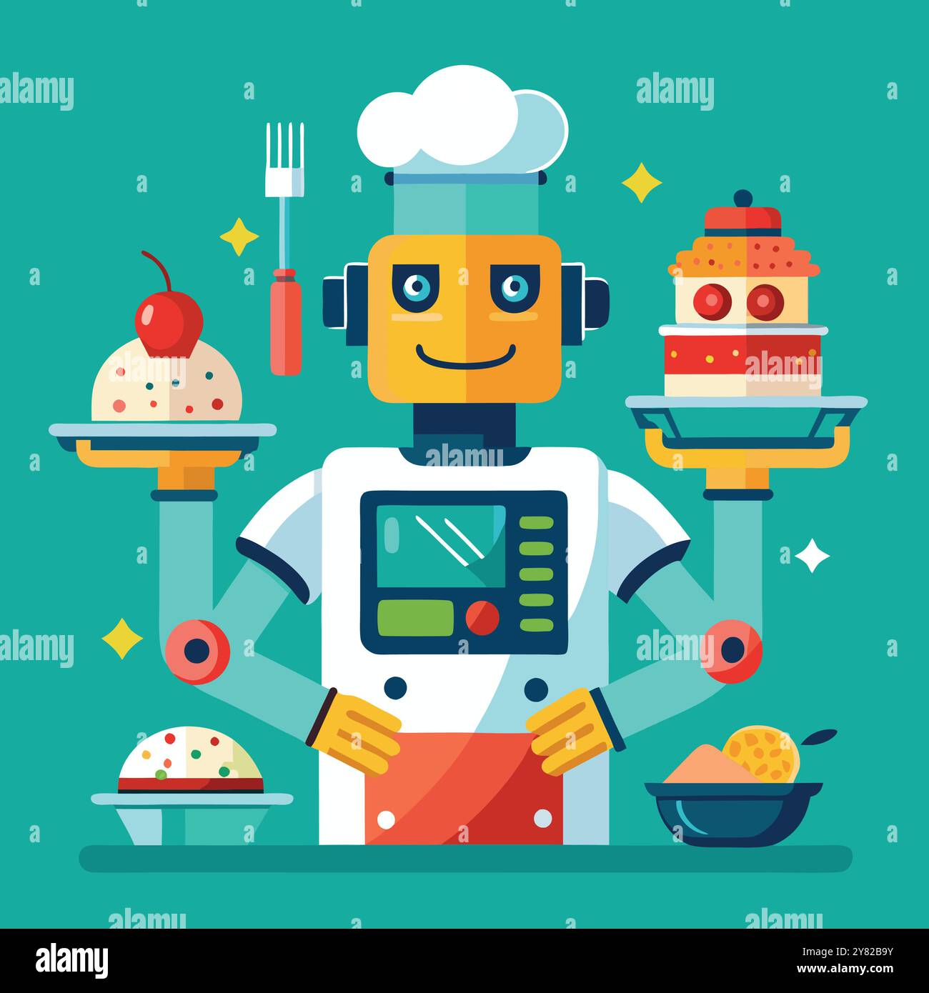 Ai restaurant vector vectors hi-res stock photography and images - Alamy
