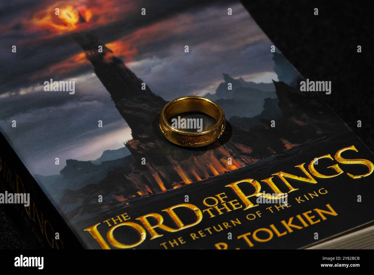 The return of the king english book version with the one ring on and ...