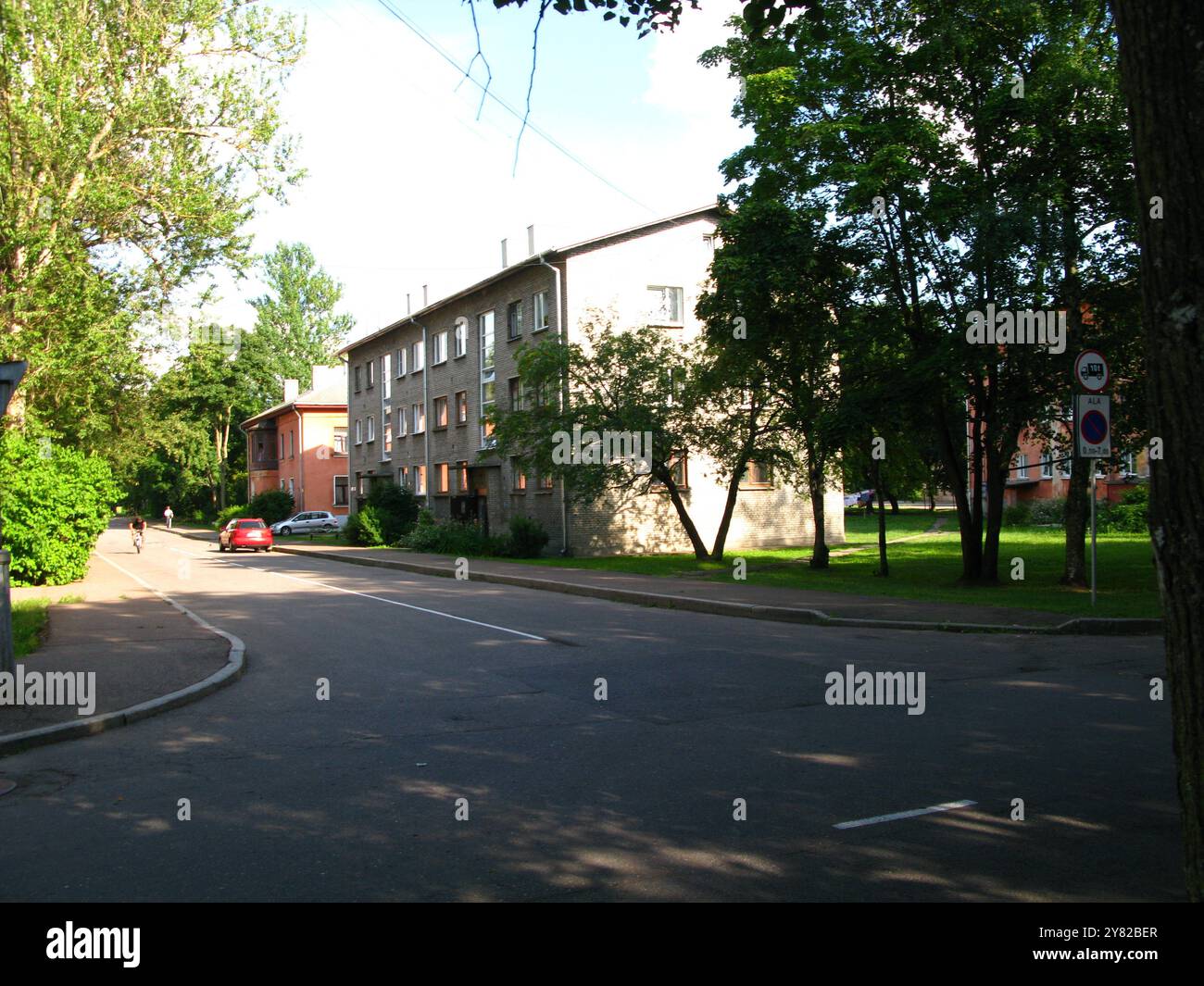 The street in Narva city, Estonia Stock Photo - Alamy