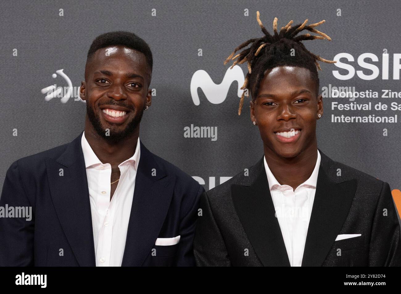 Iñaki Williams and Nico Williams attend the Opening Ceremony of ...