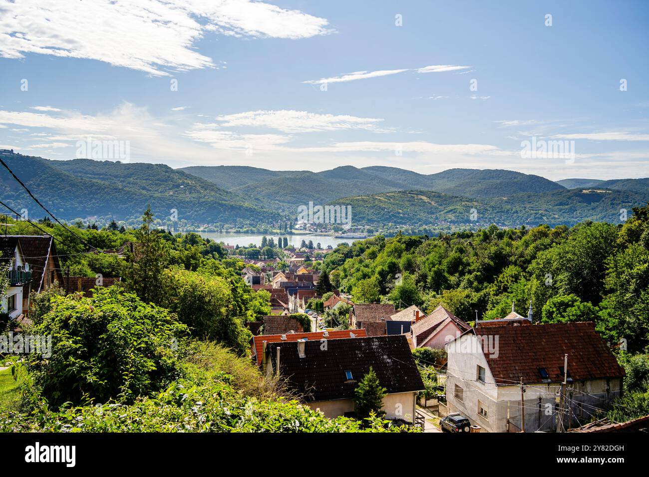 Nagymaros landscape, Danube Bend, Hungary Stock Photo - Alamy