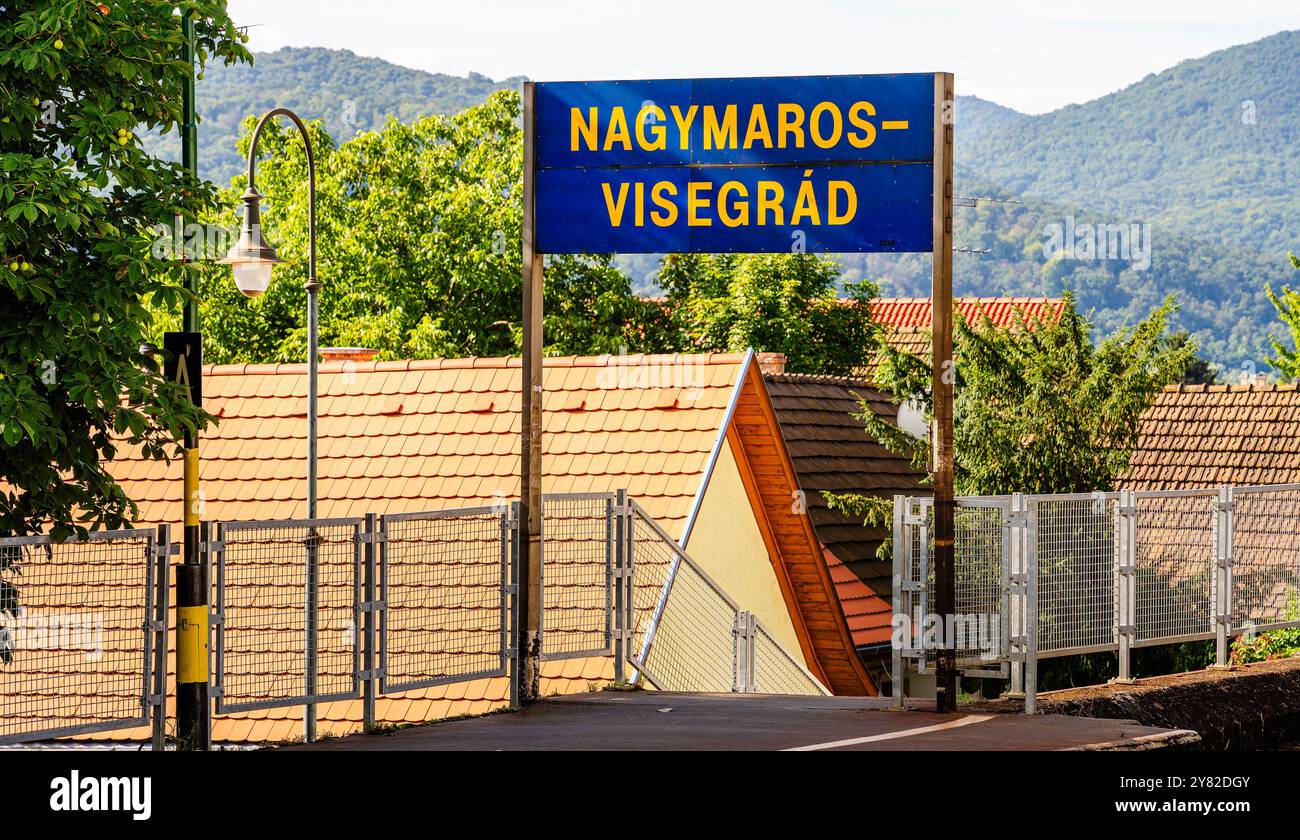 Nagymaros landscape, Danube Bend, Hungary Stock Photo - Alamy
