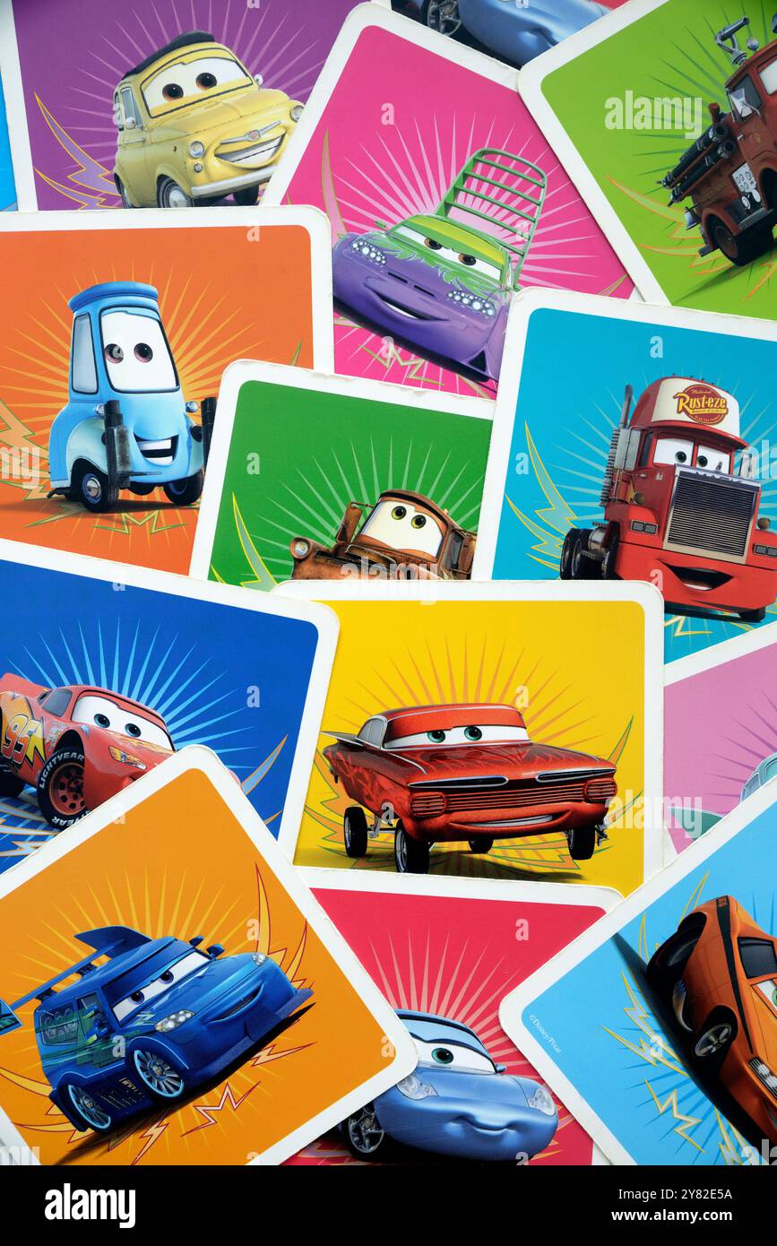 Stockholm, Sweden - Septembre 23, 2024: Large group of playing cards of ...