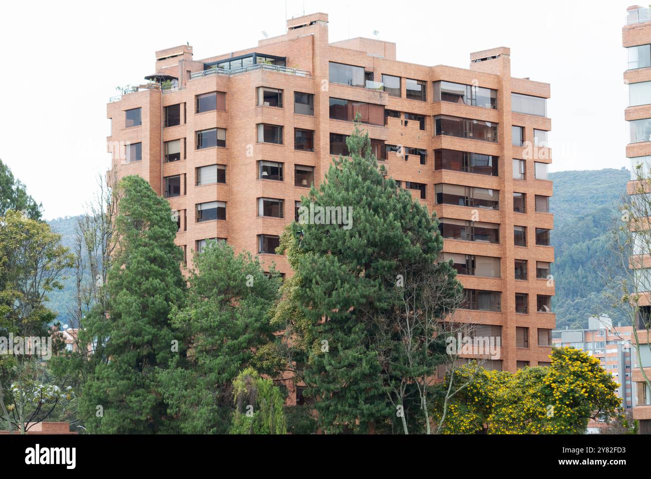 Beautiful modern residential brick deluxe building at north of bogota ...