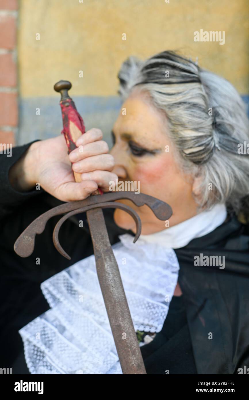 Woman in black judge robe hi-res stock photography and images - Alamy
