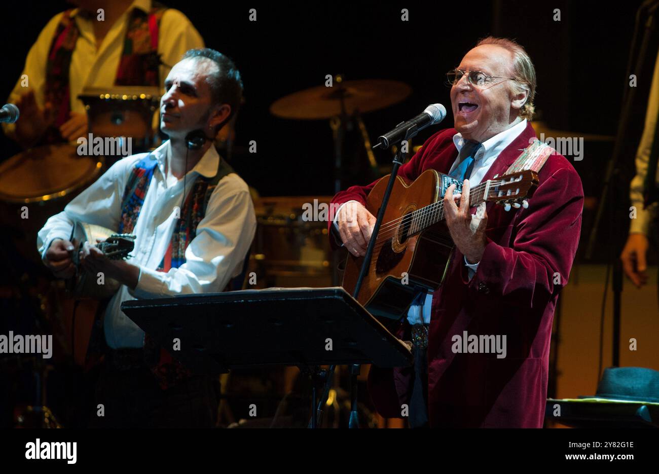 Milan Italy 03/05/2013 : Renzo Arbore and the Orchestra Italiana during ...